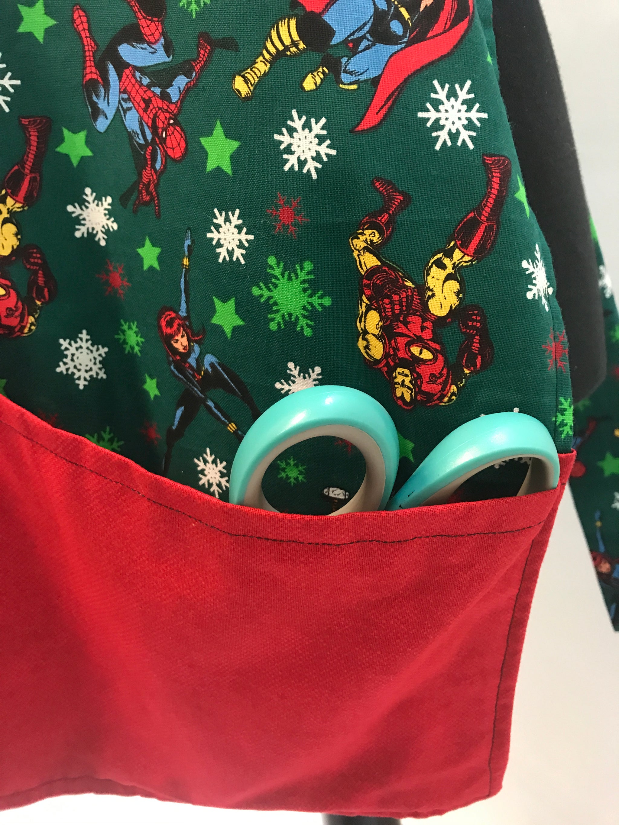Christmas Superhero Apron | Spiderman Apron | Handmade by InRugCo ...