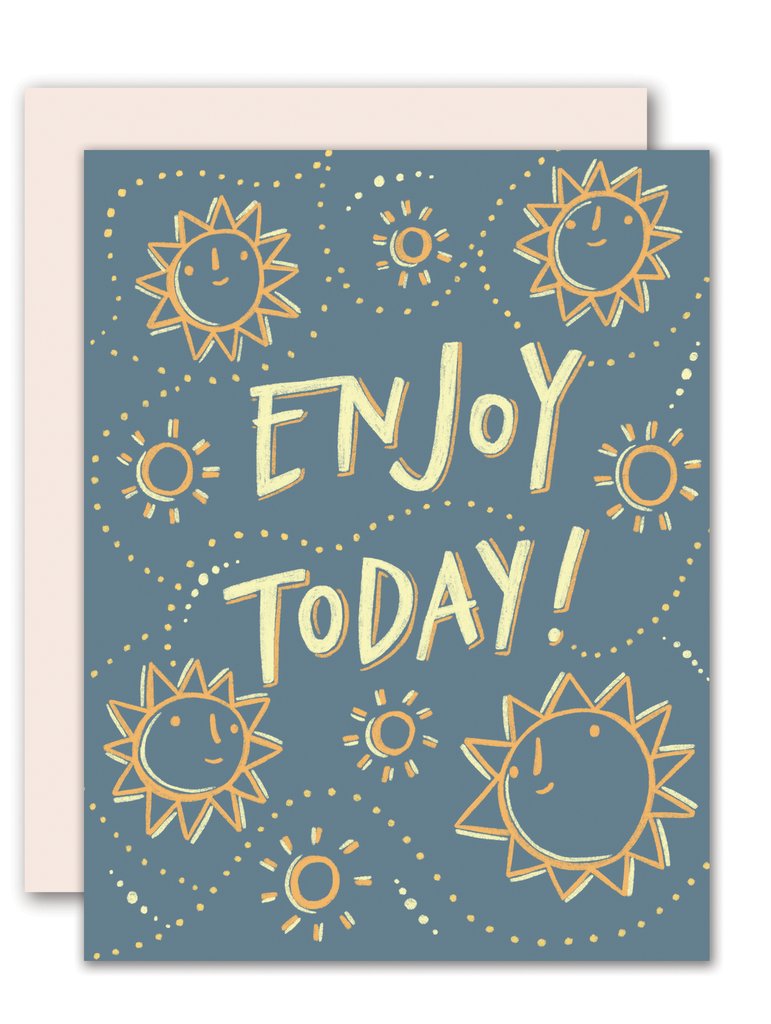 Enjoy Today! Encouragement Card | Pencil Joy | InRugCo – InRugCo Studio ...