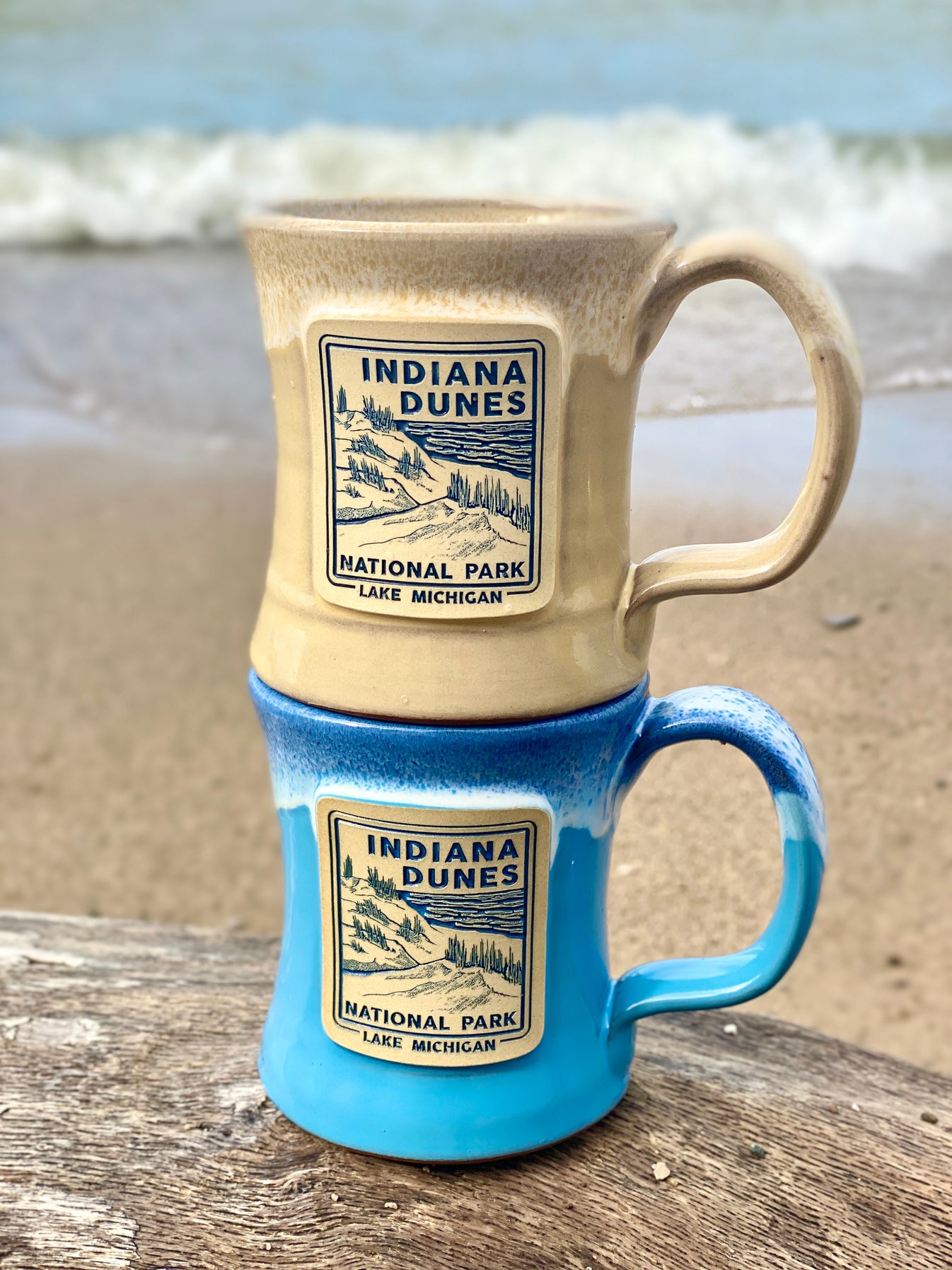 Indiana Dunes National Park Coffee Mug | Lake Michigan Blue | InRugCo ...