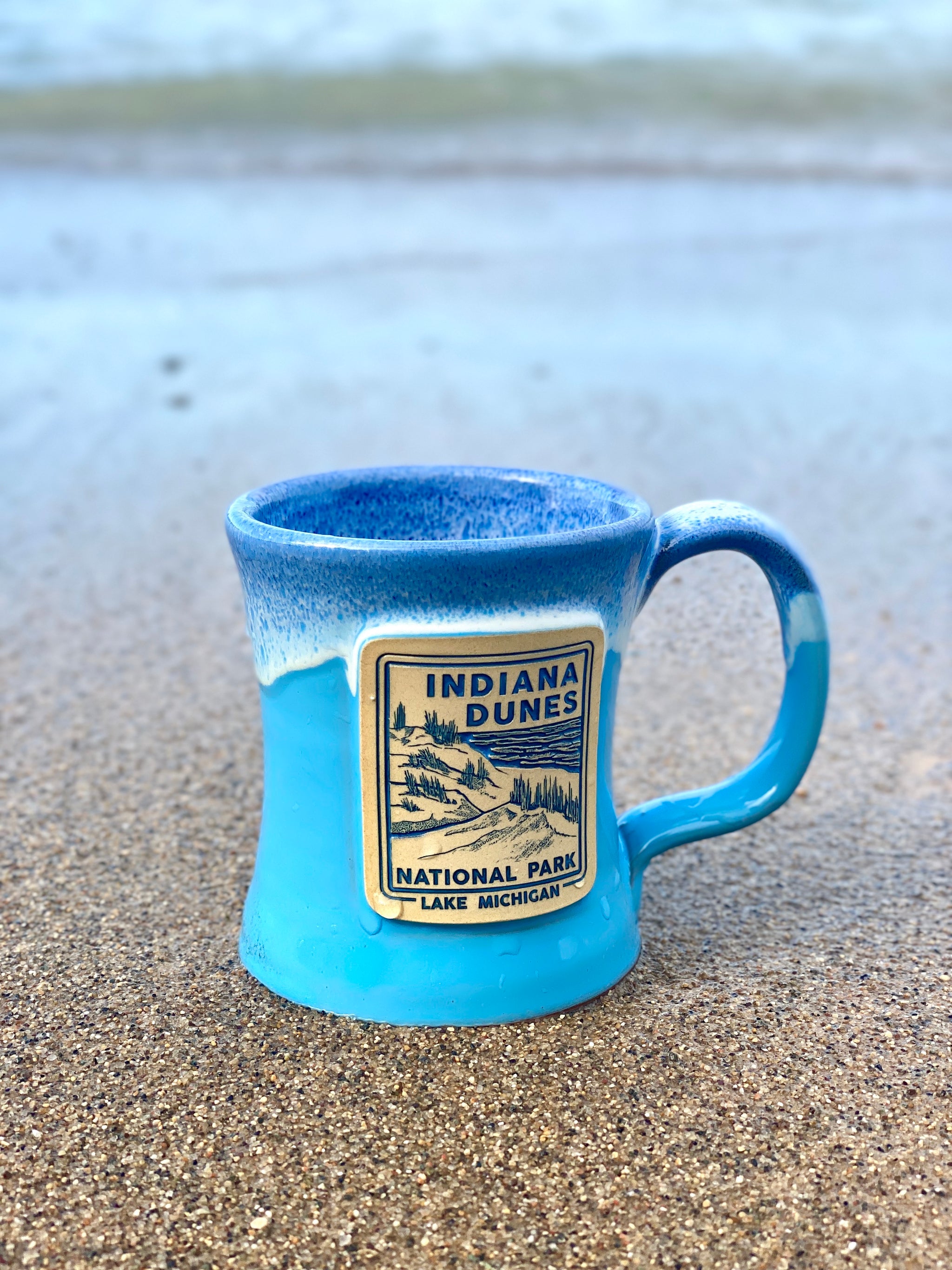 Indiana Dunes National Park Coffee Mug | Lake Michigan Blue | InRugCo ...