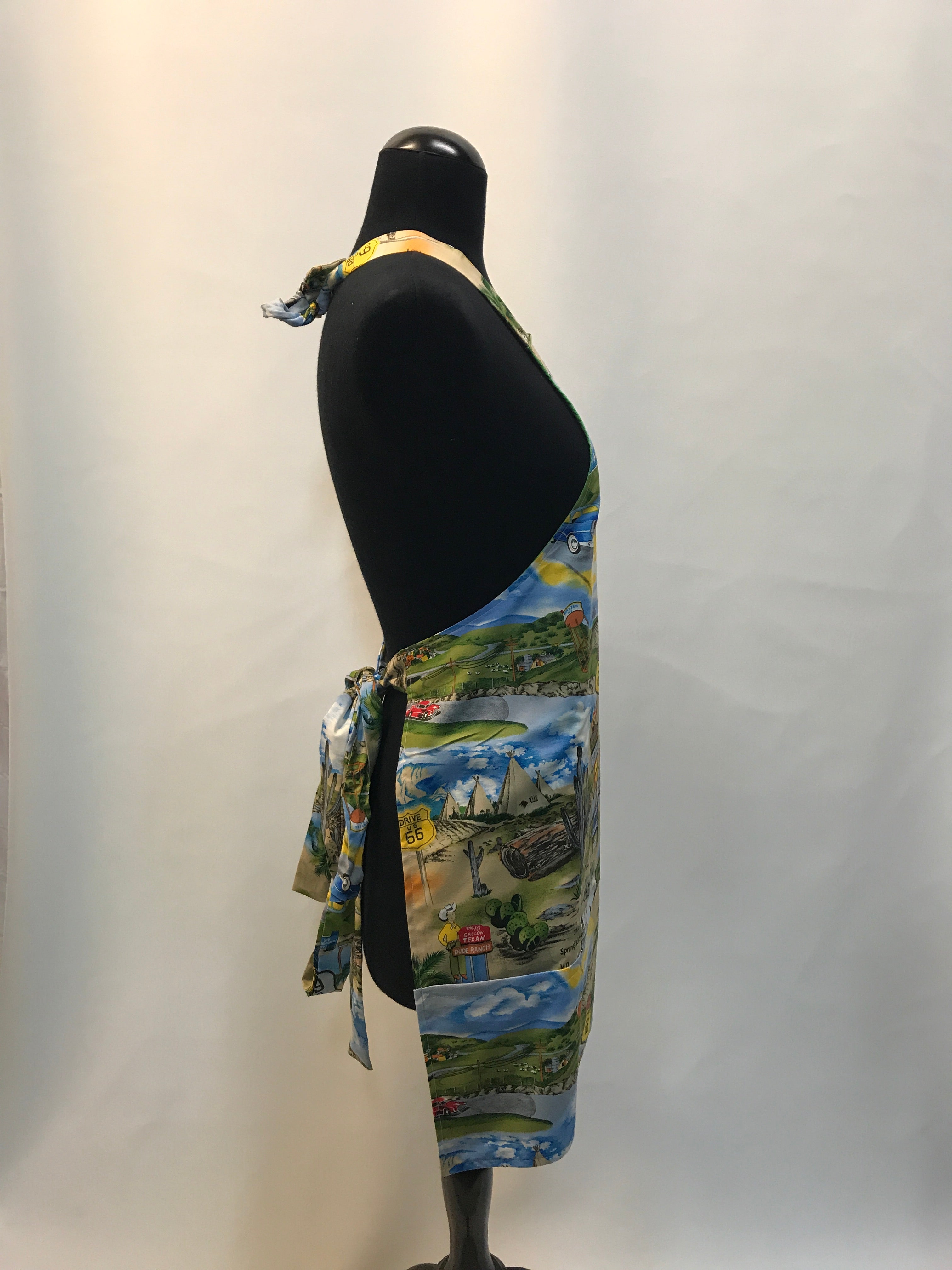 Aprons for Men | Route 66 Mens Apron | Handmade by InRugCo – InRugCo ...