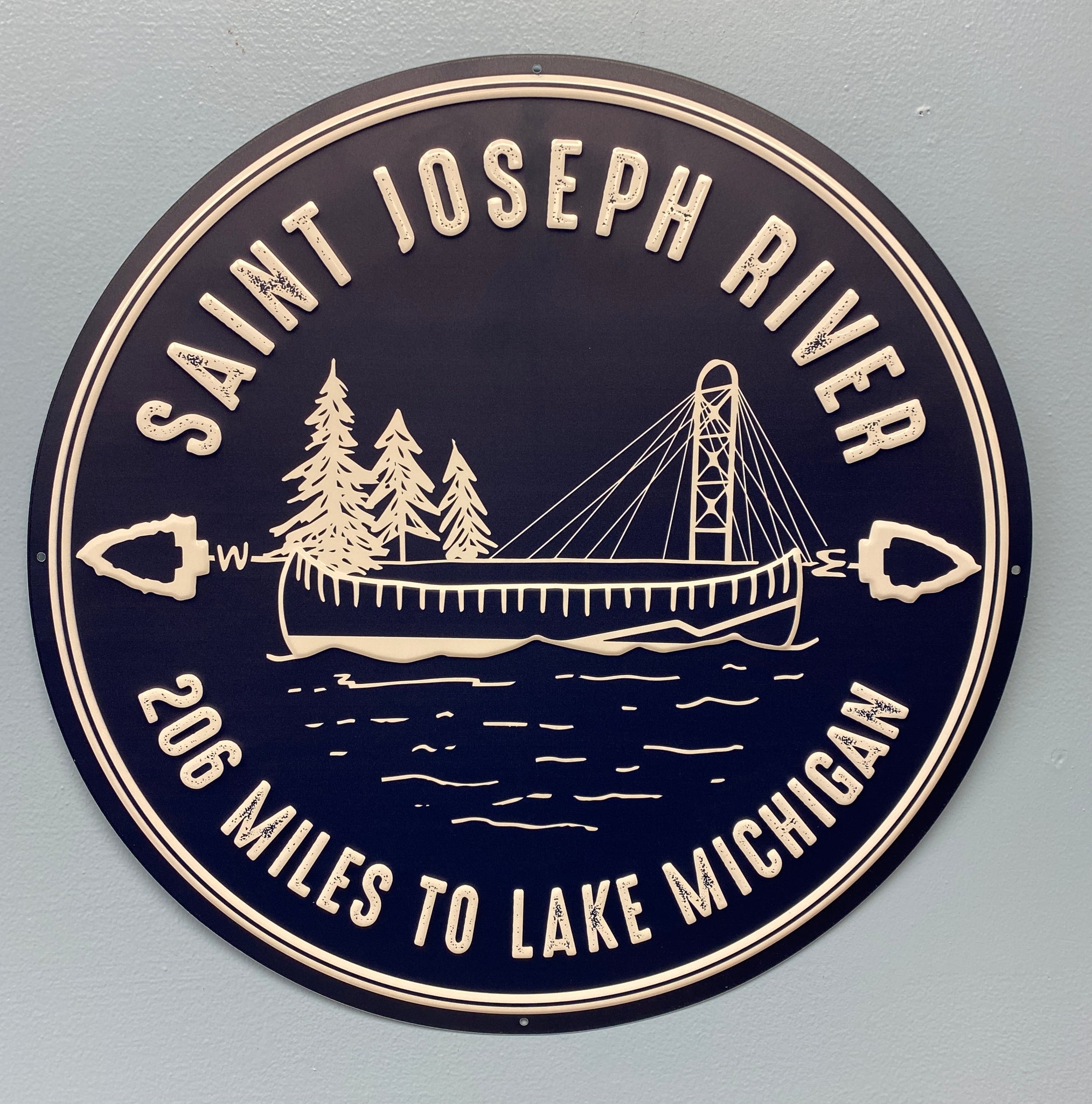 Load image into Gallery viewer, sjr metal sign inrugco